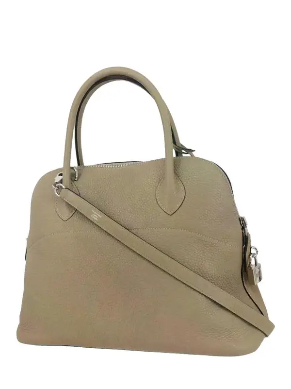 Hermès Bolide 31 Leather Handbag - Neutrals
