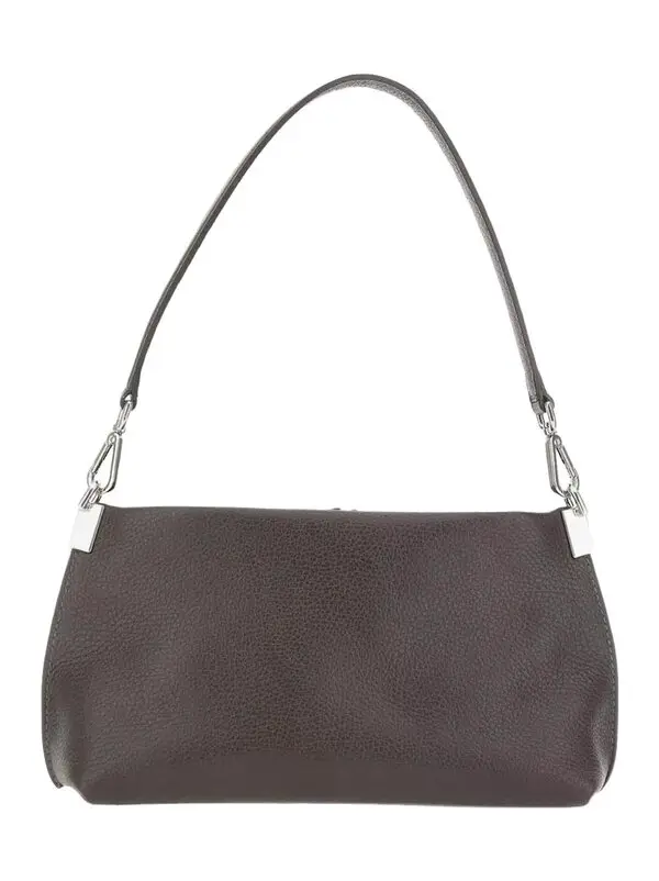 GIANNI CHIARINI Fanny Tumbled Leather Shoulder Bag - Brown