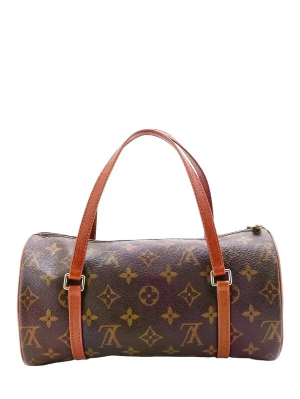 LOUIS VUITTON Papillon Satchel Bag Monogram Canvas - Brown
