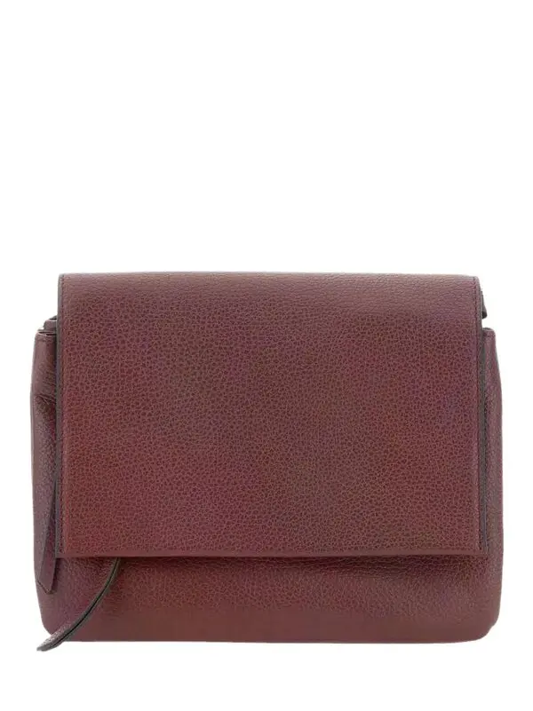 GIANNI CHIARINI Three Hammer Leather Shoulder Bag - Red