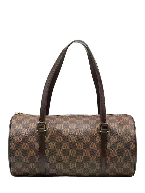 LOUIS VUITTON Damier Ebene Papillon 30 Handbag - Brown