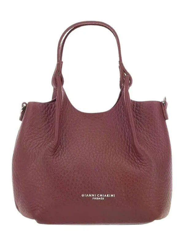 GIANNI CHIARINI Dua Grainy Handbag - Red