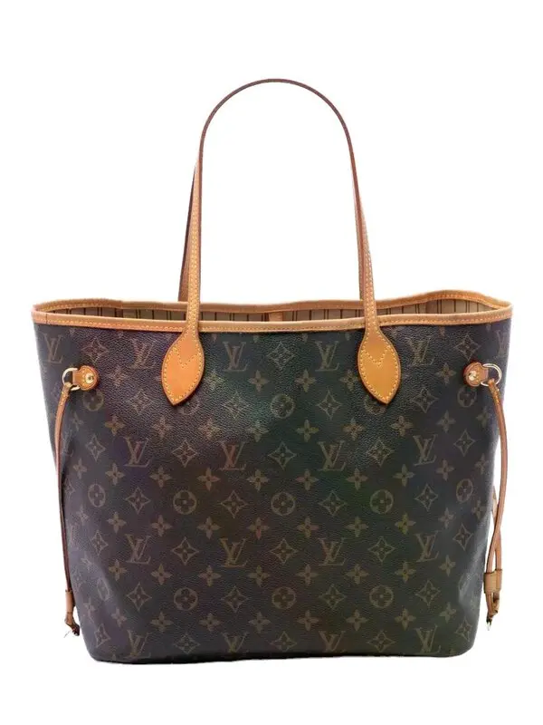 LOUIS VUITTON Monogram Neverfull Mm Tote Bag - Brown