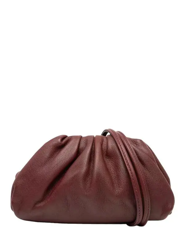 Bottega Veneta Lambskin The Extra Mini Pouch Crossbody Bag - Red