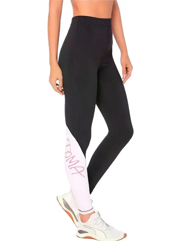 PUMA Logo-print Leggings - Black