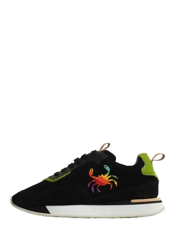MYYAZ Insula Sneaker With Embroidered Crab Detail - Black