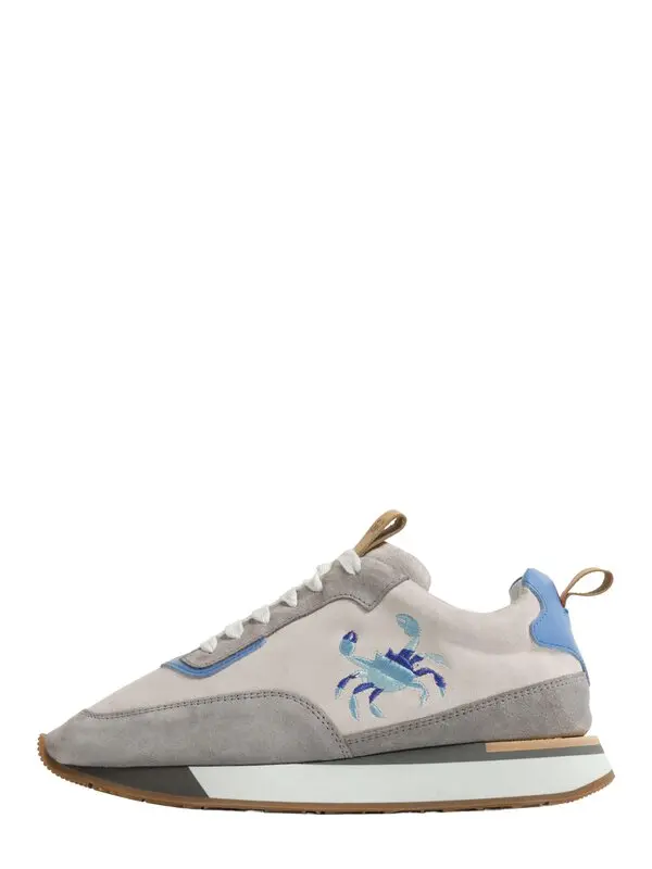 MYYAZ Insula Sneaker With Embroidered Crab Detail - Grey