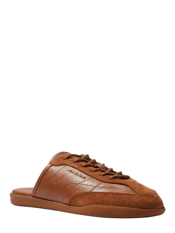 Michael Kors Nolan Leather Mule - Brown