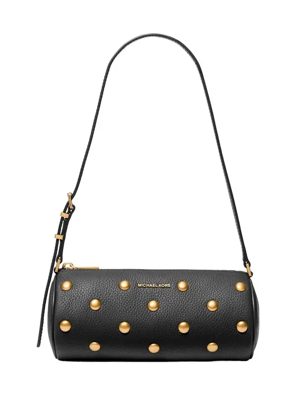 Michael Kors Izzy Small Studded Barrel Pochette - Black