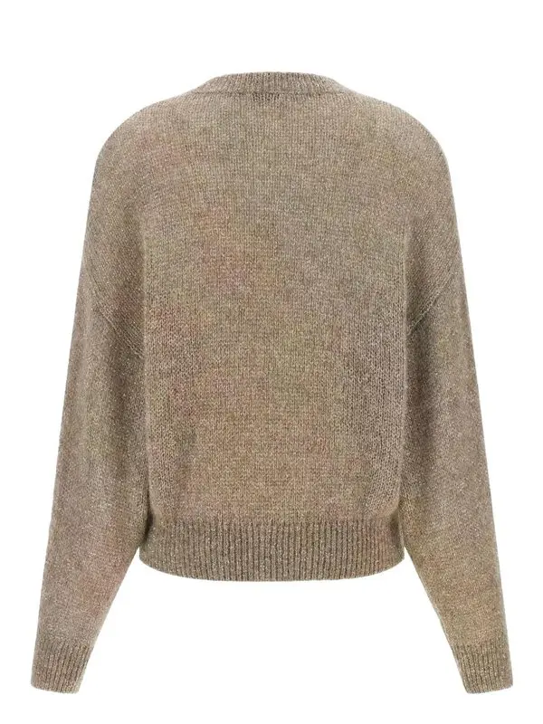 Brunello Cucinelli Diamante Sequin Embellished Sweater - Neutrals