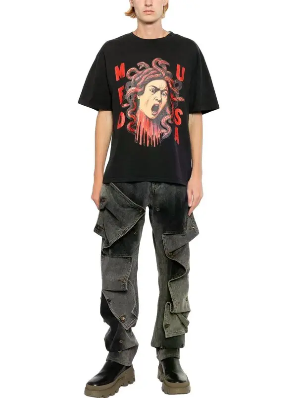 MELT Medusa Printed T-shirt - Black
