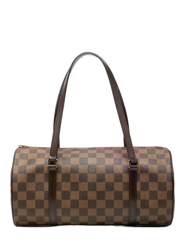 LOUIS VUITTON Damier Ebene Papillon 30 Handbag - Brown