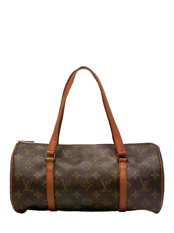 LOUIS VUITTON Monogram Papillon 30 Handbag - Brown