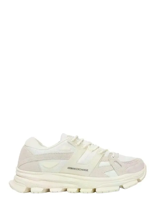 Armani Exchange Panelled Chunky Sole Sneakers - Neutrals
