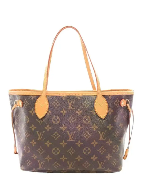 LOUIS VUITTON Monogram Canvas Neverfull Pm Tote Bag - Brown