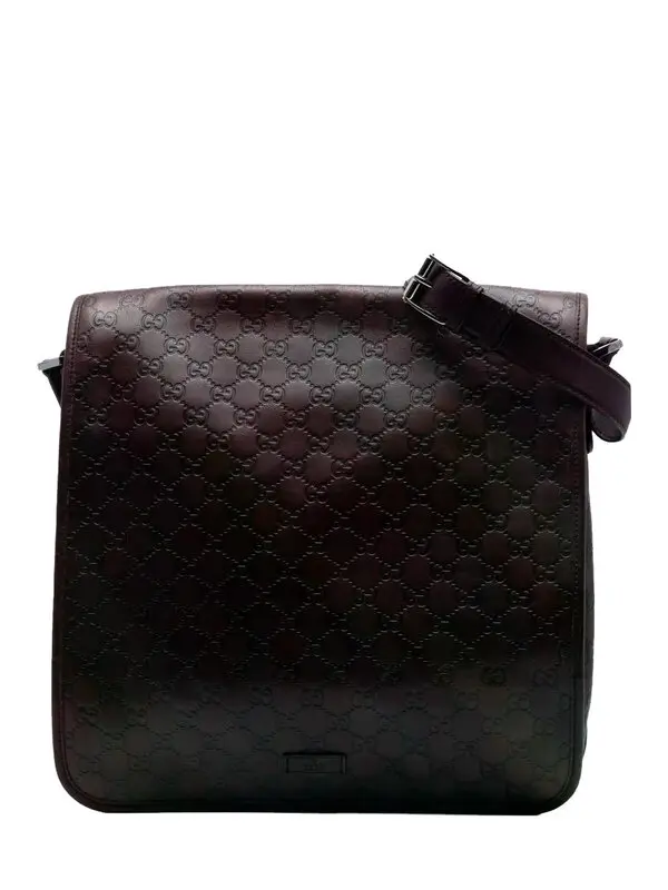 Gucci Ssima Crossbody Bag - Brown