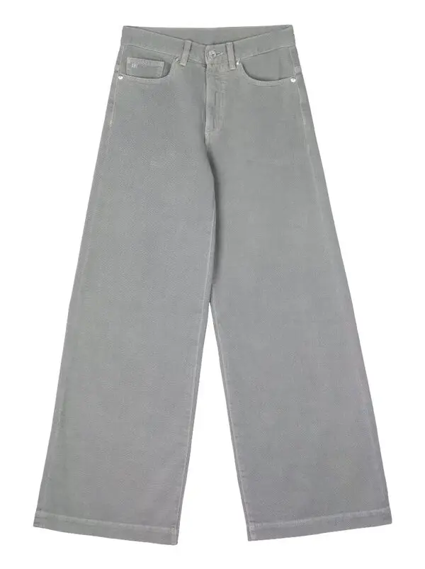 NINE:INTHE:MORNING Nadia Wide-leg Jeans - Grey