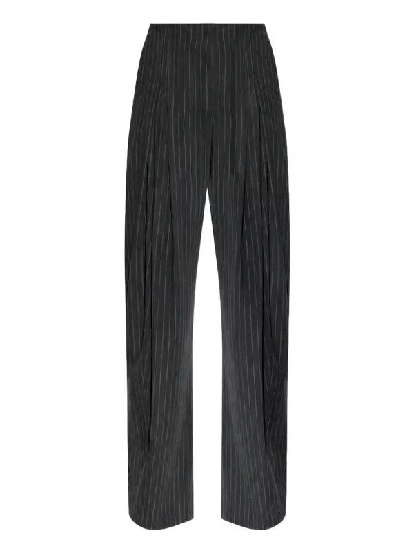 IRO PARIS Kalei Pinstripe Pleated Trousers - Grey