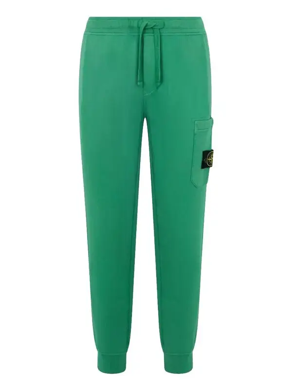 Stone Island Logo-patch Track Pants - Green