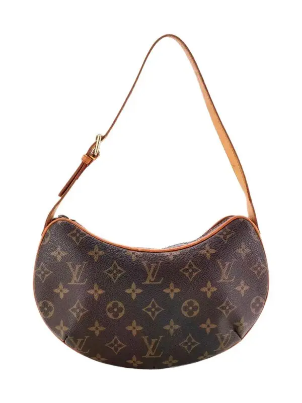 LOUIS VUITTON Croissant Hobo Bag In Monogram Canvas - Brown