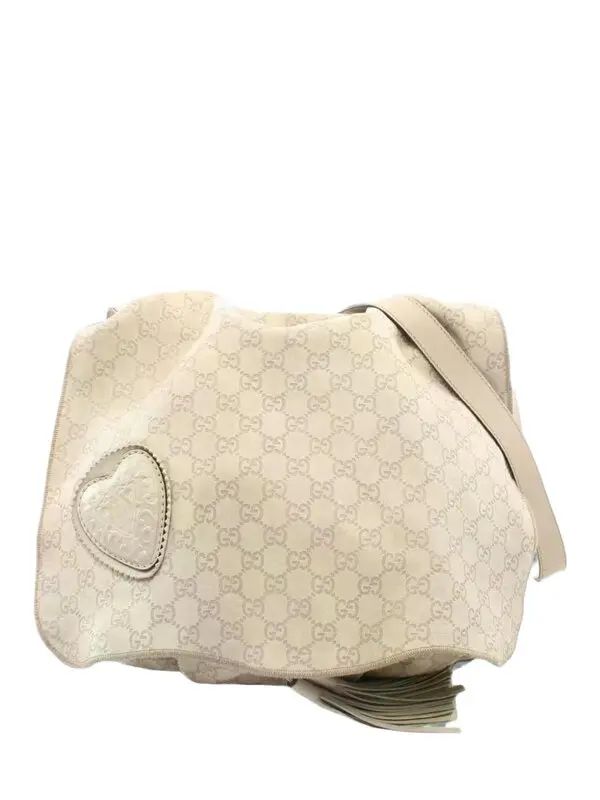 Gucci Ivory Beige Leather Shoulder Bag - Neutrals