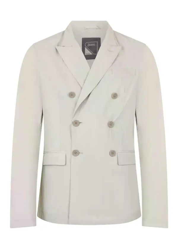 Herno Double-breasted Blazer - Neutrals
