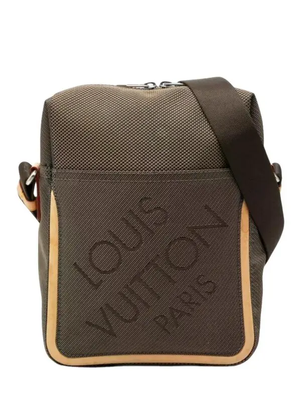 LOUIS VUITTON Damier Geant Citadin Messenger Bag - Brown