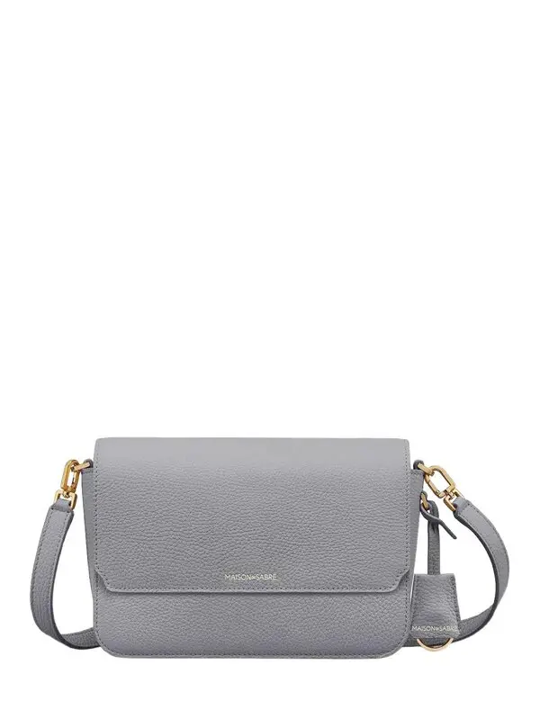 MAISON DE SABRE The Medium Flap Shoulder Bag - Grey