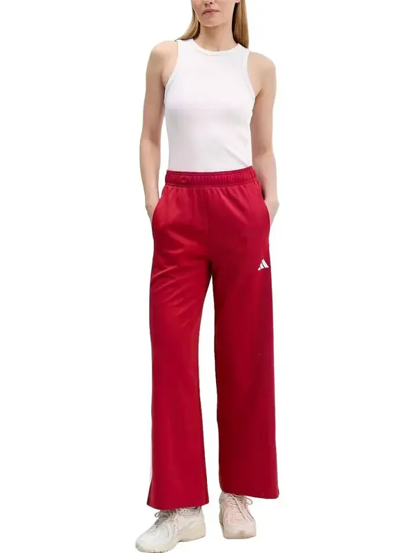 Adidas Side-stripe Track Pants - Red