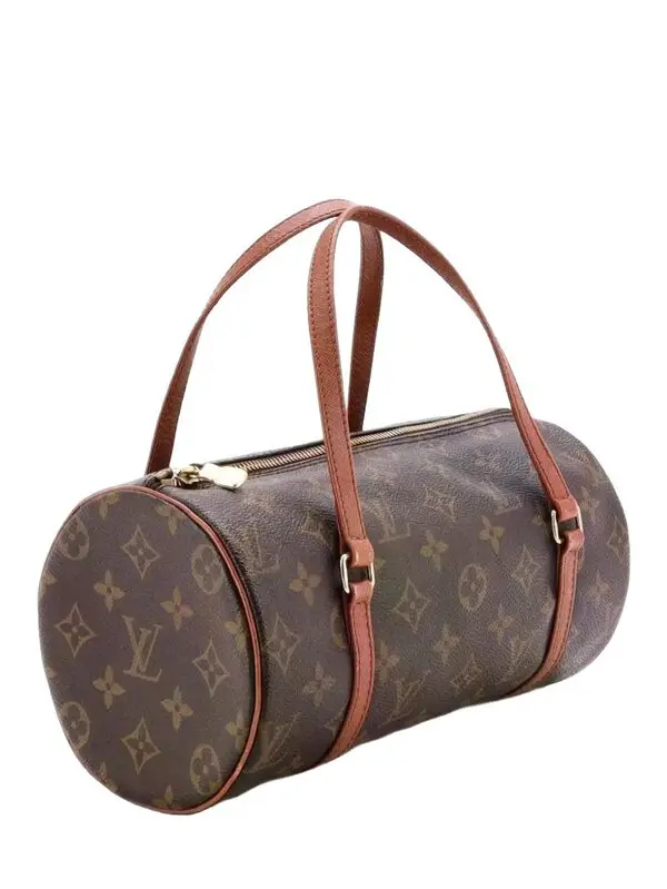 LOUIS VUITTON Papillon 26 Monogram Canvas Satchel - Brown