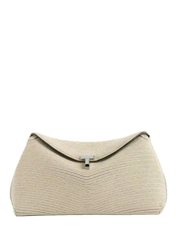 TOTEME Mini T-lock Rope Clutch Bag - Neutrals