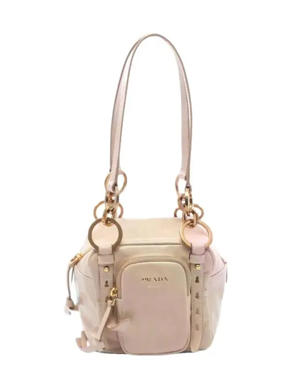 Prada Tangle Mini Shoulder Bag - Neutrals