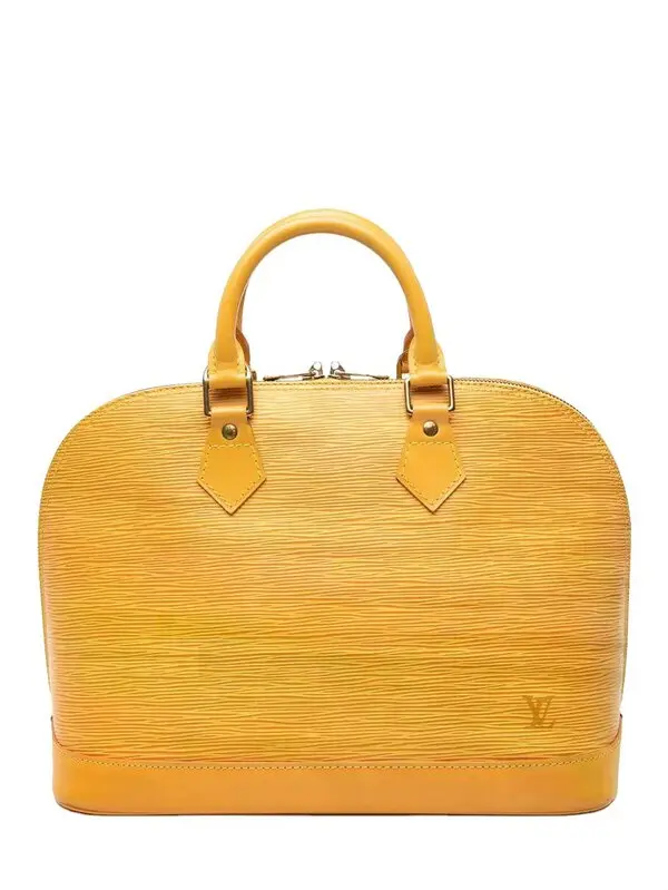 LOUIS VUITTON Epi Alma Pm Handbag - Yellow