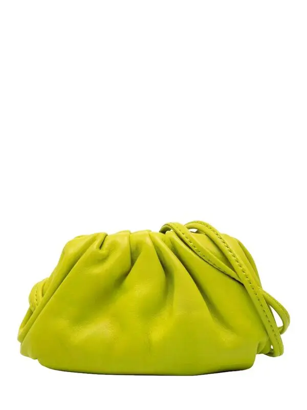 Bottega Veneta Lambskin The Extra Mini Pouch Crossbody Bag - Green