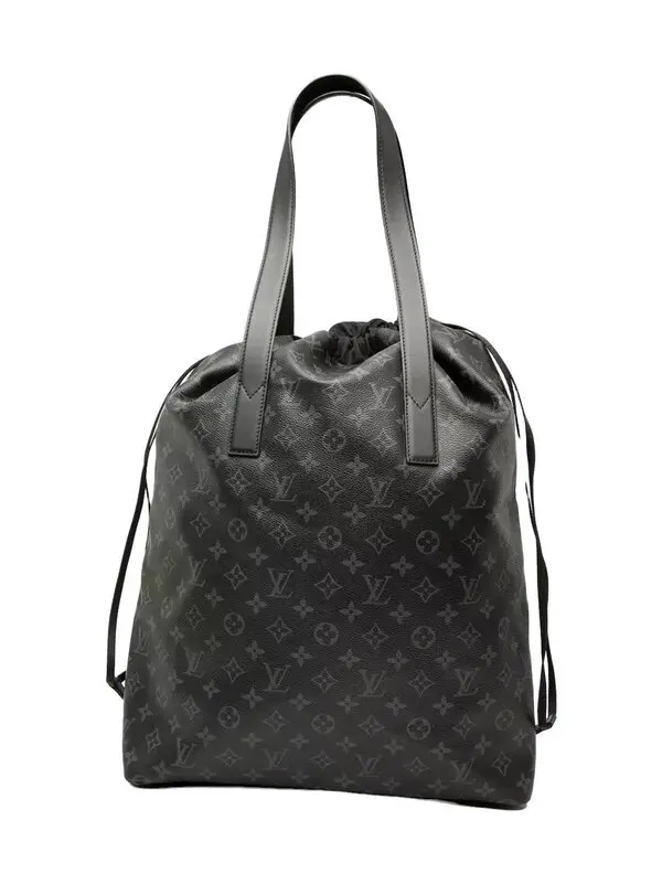 LOUIS VUITTON Monogram Eclipse Cabas Light Tote Bag - Black