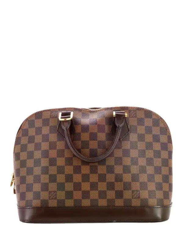 LOUIS VUITTON Alma Pm Damier Satchel - Brown