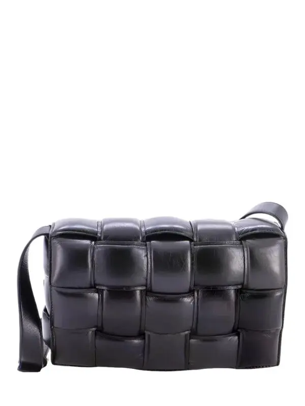 Bottega Veneta Cassette Padded Maxi Crossbody Bag - Black