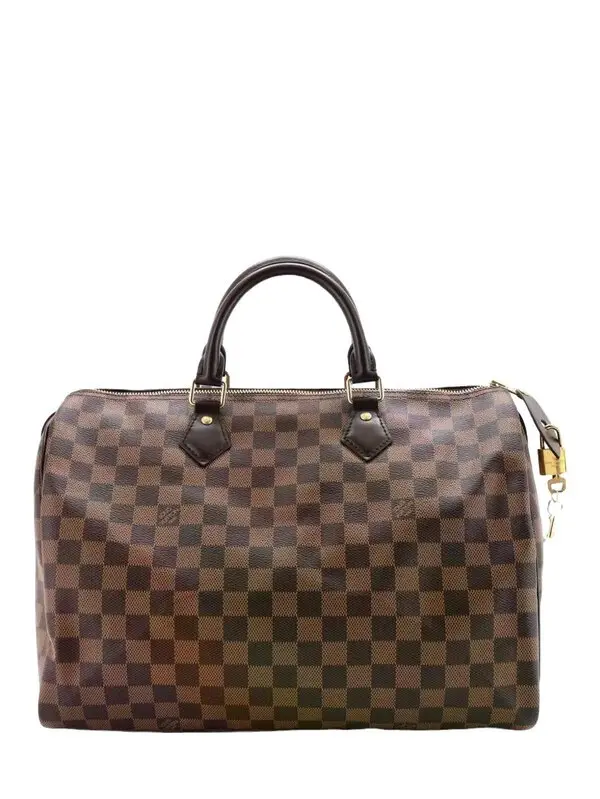 LOUIS VUITTON Speedy Bandouliere Satchel - Brown