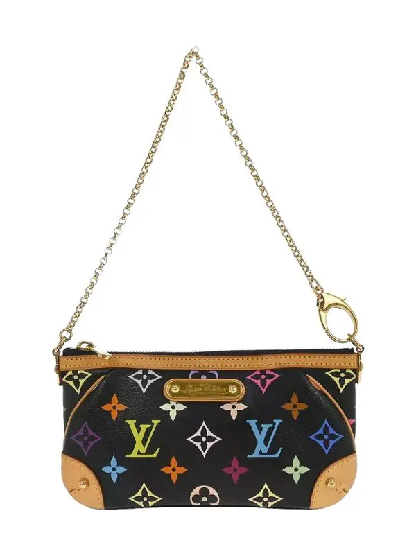 LOUIS VUITTON X Takashi Murakami 2012 Milla Pochette Handbag - Black