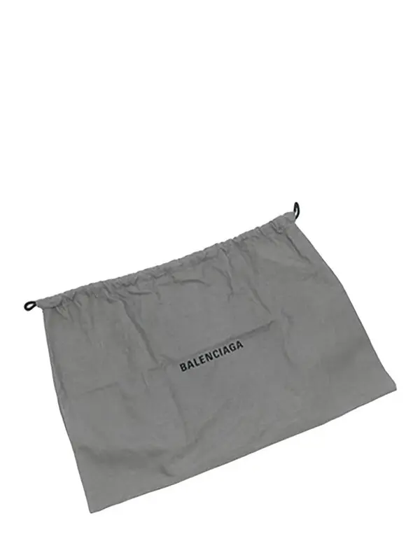 Balenciaga Navy Canvas Pochette Crossbody Bag - Brown