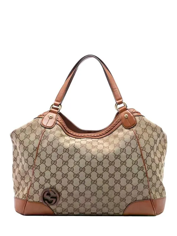 Gucci Gg Canvas Brick Lane Tote Bag - Neutrals
