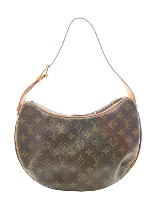 LOUIS VUITTON Monogram Croissant Shoulder Bag - Brown