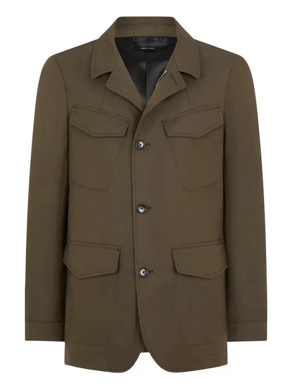 TOM FORD Cotton-blend Field Jacket - Green