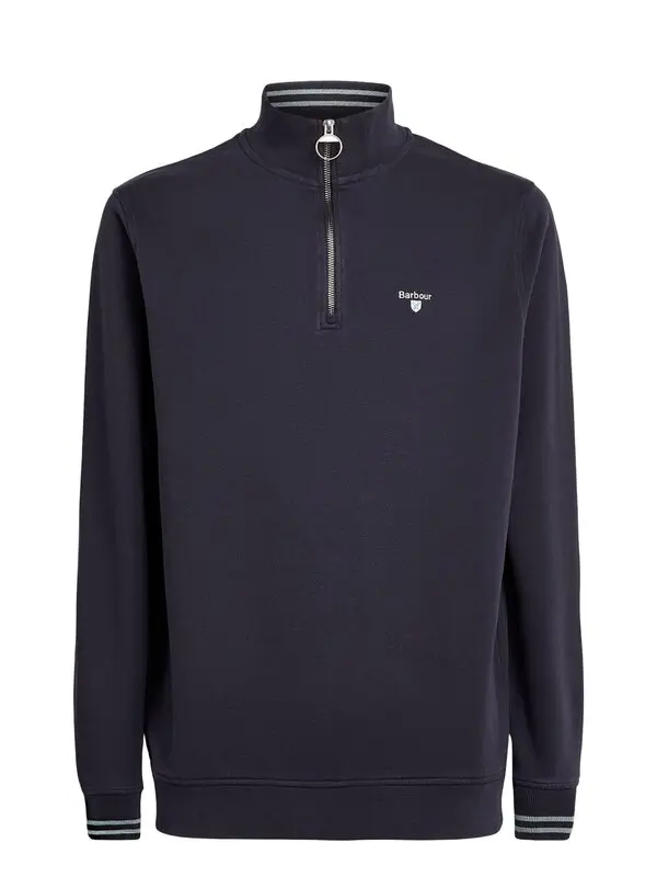 Barbour Rosford Quarter-zip Sweatshirt - Navy