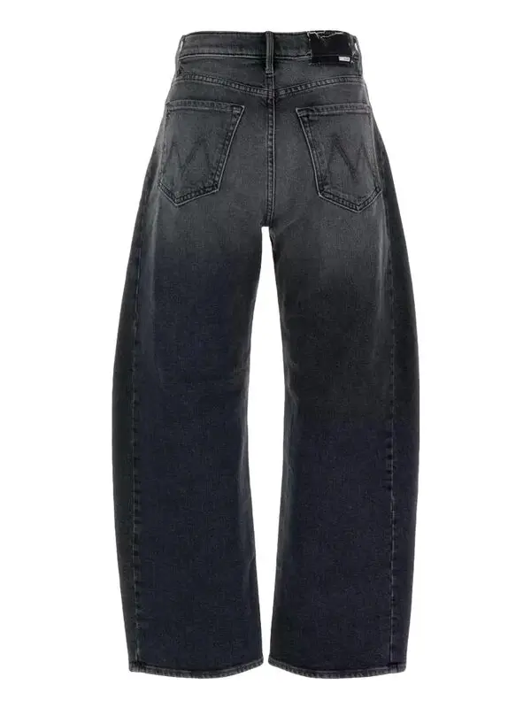 MOTHER The Half Pipe Floode Wide-leg Jeans - Grey