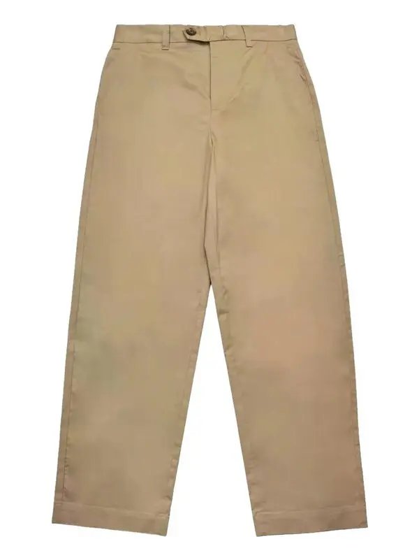 SELECTED Axel Jari Wide-leg Trousers - Neutrals