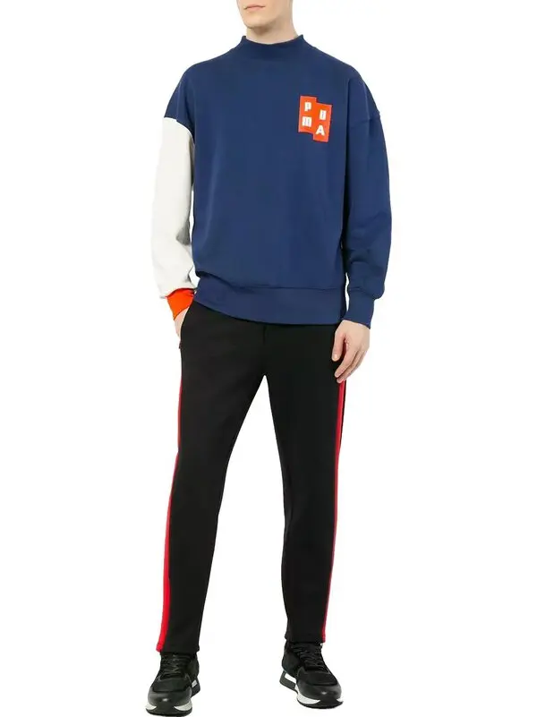 PUMA Ader Error X Colour-block Sweatshirt - Blue