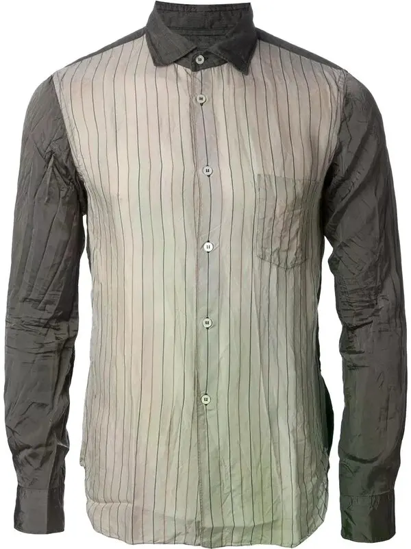 Comme Des Garçons Pinstripe Shirt - Grey