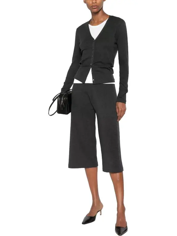 THE ROW Dusk Wide-leg Shorts - Grey