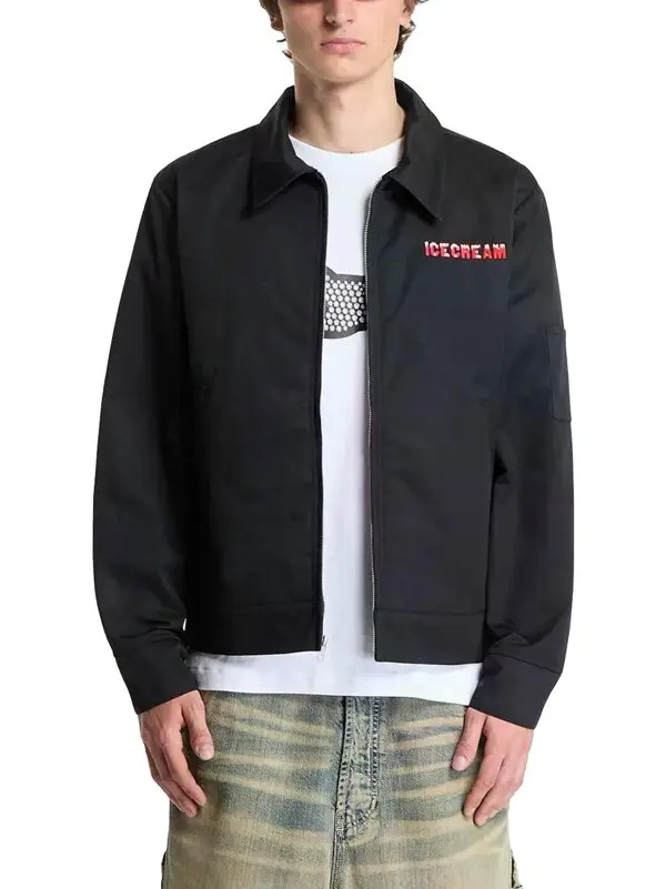 BILLIONAIRE BOYS CLUB - ICE CREAM Drippy Quilted Jacket - Black